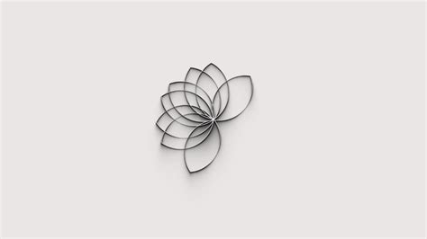 Loader Loop Animation Of The Flower Preloader Animation Black And