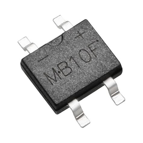 Unique Bargains 50 Pcs MB10F46MIL 4 Terminals SMD Bridge Diode