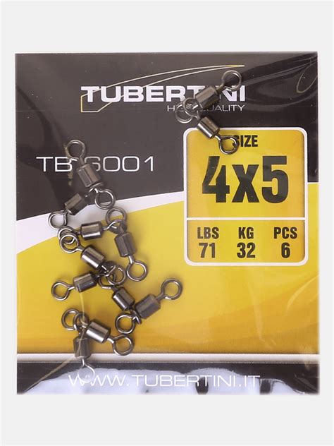Tubertini Tb6001 Rolling Triangle 4x5 Girelle E Moschettoni Pesca