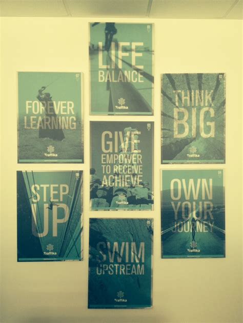 The 7 Core Values Hanging In Our Office Core Values Digital Business