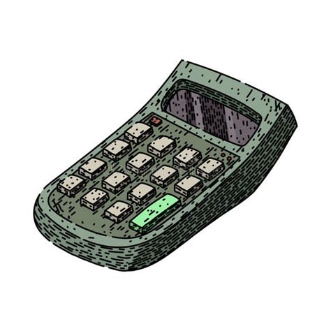 Multiplication Calculator Sketch Hand Drawn Vector Stock Illustration Illustration Of Graphing