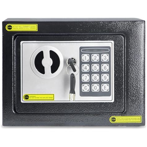 Vition Mini Safe Box Digital Security Locker With Key For Passports