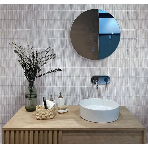 Apollo Tile Silver White 12 In X 129 In Traingle Polished Matte Glass