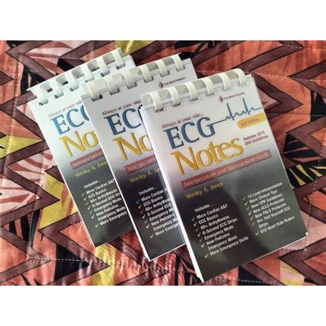Ecg Notes Pocket Guide 3rd Edition Latest Reprint Copy Shopee Singapore