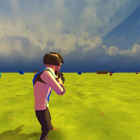 Unity Play Humans VS Robots Game