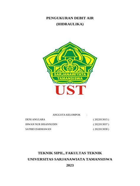 Pengukuran Debit Air Pdf