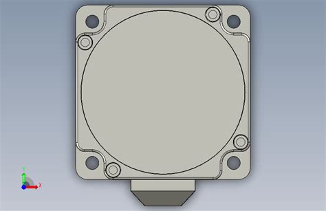 Yk286ec118a1 86mm两相闭环步进电机（3d）step模型图纸下载 懒石网