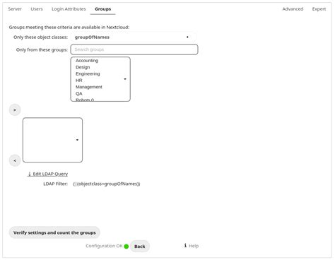 User Authentication With Ldap — Nextcloud Latest Administration Manual