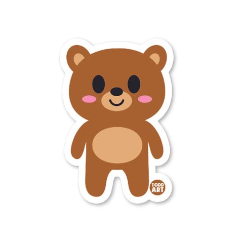 Bear Vinyl Sticker Boo Boo Buddies