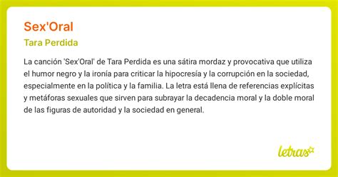Significado De La Canción Sexoral Tara Perdida Letrascom