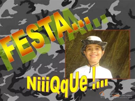 PPT FEsTa NiQuEe Anivers Rio 9 Anos Bernardo PowerPoint