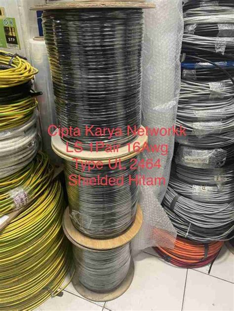 Promo Kabel Ls 1pair 16awg Shielded Ul2464 Ls Cable 1 Pair 16 Awg