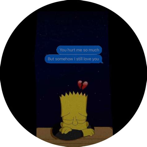 Sad Pfp Of Bart Simpson Wallpaper Wallpapersok