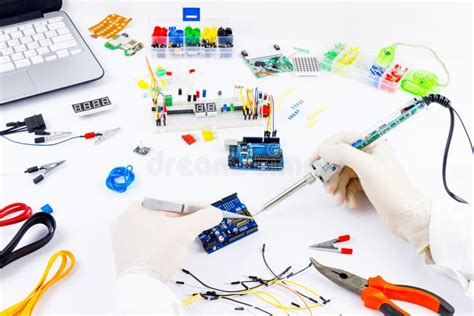 Computer Programming Microelectronics Stock Image Image Of Emitting