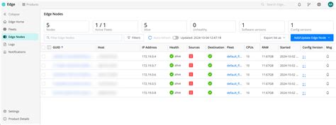 Manage Edge Nodes Cribl Docs
