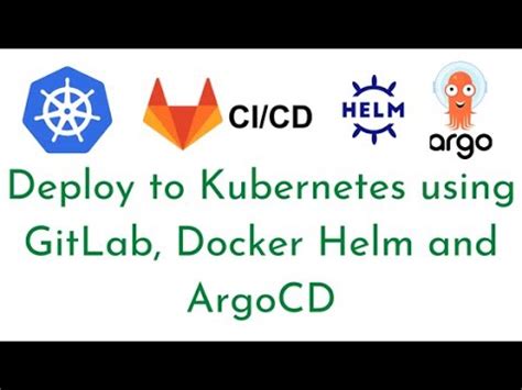 Deploy To Kubernetes Using Gitlab Docker Helm And Argocd Gitlab Ci Cd Pipeline Using Argocd