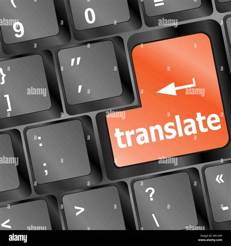 Translate Button On Keyboard Stock Vector Image Art Alamy