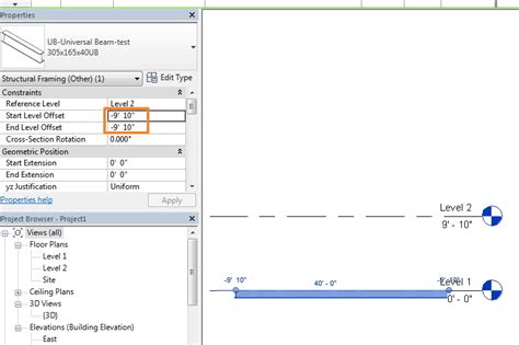 Solved Beam On The Wrong Level Autodesk Community