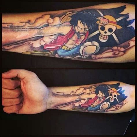 One Piece Anime Tattoo Designs 67 Incredible One Piece Tattoo Ideas