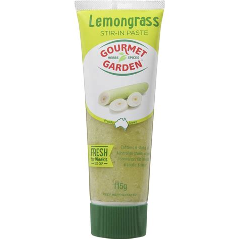 Gourmet Garden Paste Lemongrass 115g Tube Woolworths