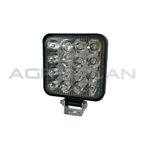 LED фара 48W 16 диодов Мini 8 5 х 8 5 см ФЛ 105 купить недорого в