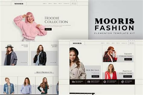Mooris Woocommerce Fashion Elementor Template Kit