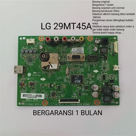 Jual MAINBOARD TV LED LG MT A MB MOBO MODUL MOTHERBOARD MESIN TV LED LG MT A