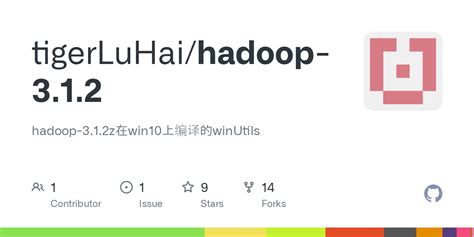 GitHub tigerLuHai hadoop hadoop z在win 上编译的winUtils