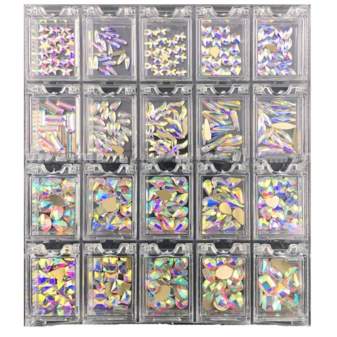 20 Size 400pcs Nail Rhinestones Crystal Nail Art S Grandado