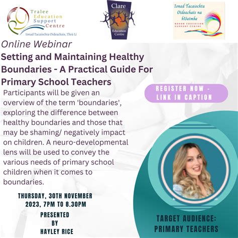 Aut23 147 Setting And Maintaining Healthy Boundaries A Practical Guide For Primary School