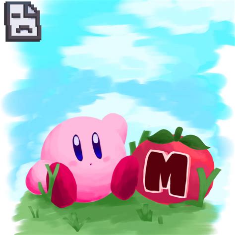 Kirby With A Maxim Tomato By Jaridonnu On Deviantart