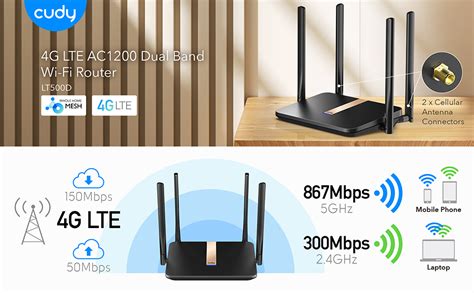 Mua Cudy New AC1200 Unlocked 4G LTE Modem Router With SIM Card Slot