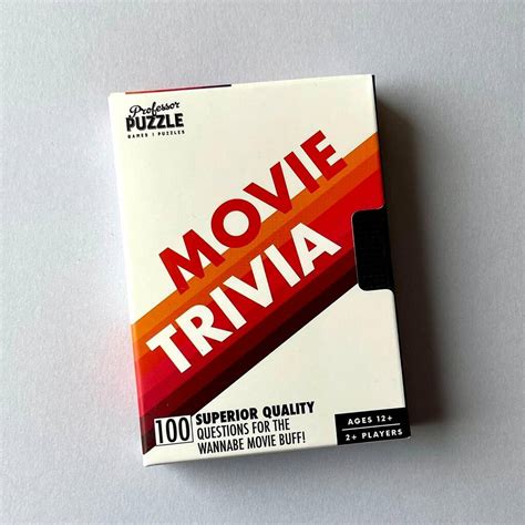 Movie Trivia Quiz Game By Nest Gifts