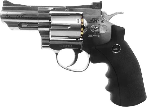 Amazon Dan Wesson ASG CO Powered Air Revolver Silver Sports Outdoors