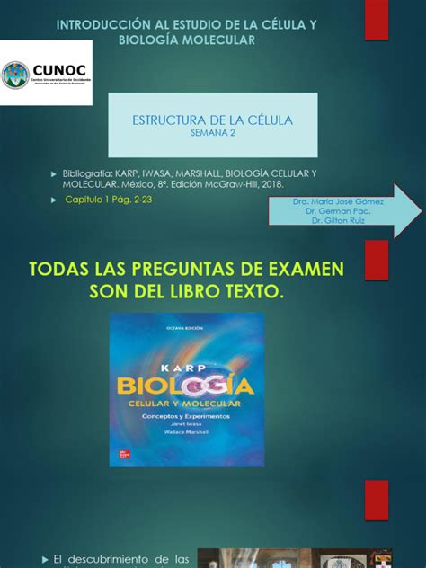 Introducción Al Estudio De La Célula Y Biología Pdf Virus