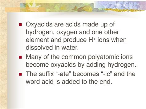 Naming Oxyacids Ppt Download