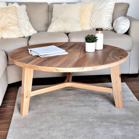 Making A Diy Round Coffee Table