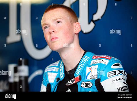 Motorcycling Moto GP Round Ten Practice Donington Park Stock