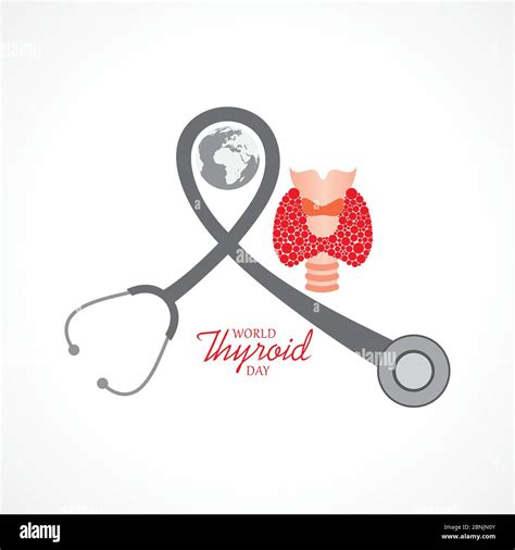Vector Illustration For World Thyroid Day Which Is Held On 25 May Can