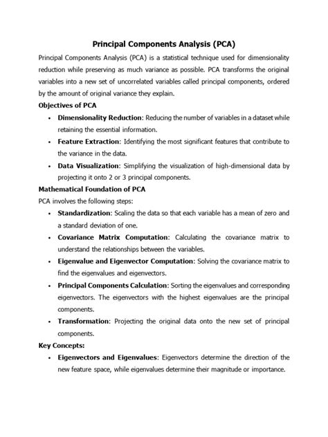 03 Principal Components Analysis Pdf Principal Component Analysis