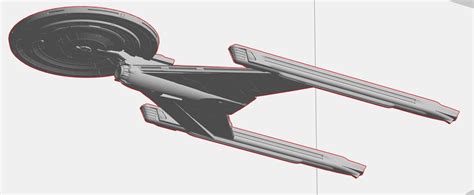 ⭐ Crossfield Class Refit Star Trek Discovery Stl・ Stl File For 3d