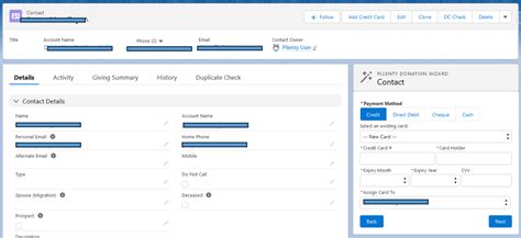 Salesforce Payments Pllenty
