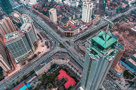 武汉城市交通白天交通航空路航拍摄影图配图高清摄影大图 千库网