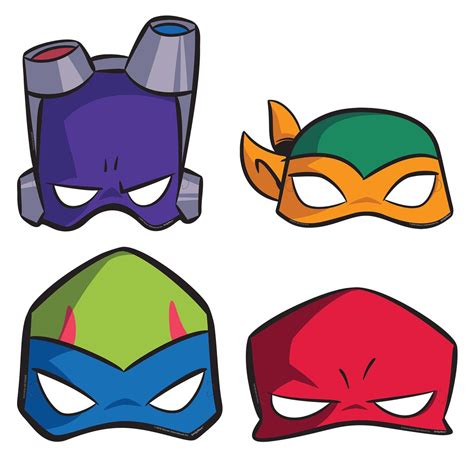 Teenage Mutant Ninja Turtles Mask Colors Teenage Mutant Ninja Turtles Mask Colors