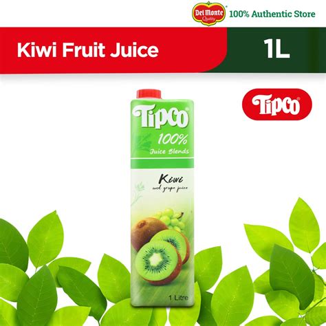 TIPCO Kiwi Fruit Juice With Real Fruits Goodness L Tetra Shopee Philippines