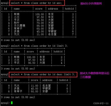 Mysql高级sql语句（开端）and Or的区间用法 Csdn博客