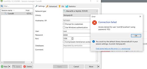 erro access denied for user root localhost transformação com etl