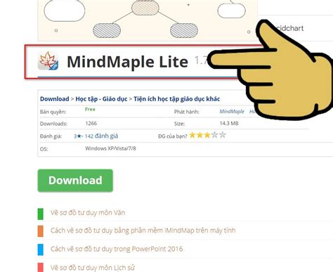 Miễn Phí Tải Về Phần Mềm Sơ đồ Tư Duy Mindmaple Lite Cho Windows Và Mac