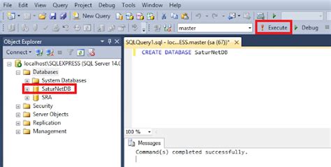 Sql Server Membuat Database Baru