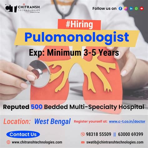 Swati Biswal On Linkedin Hiring Doctors Pulomonologist